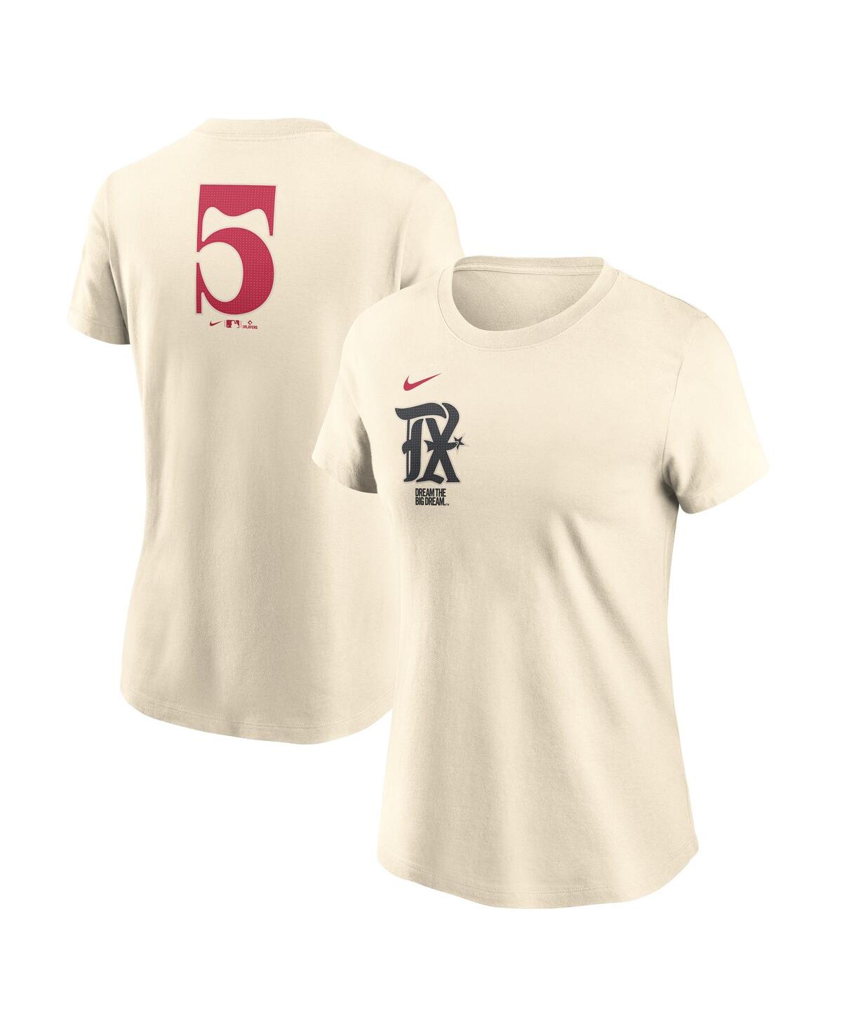 Click here for Nike Womens Cream Texas Rangers City Connect Fuse... prices