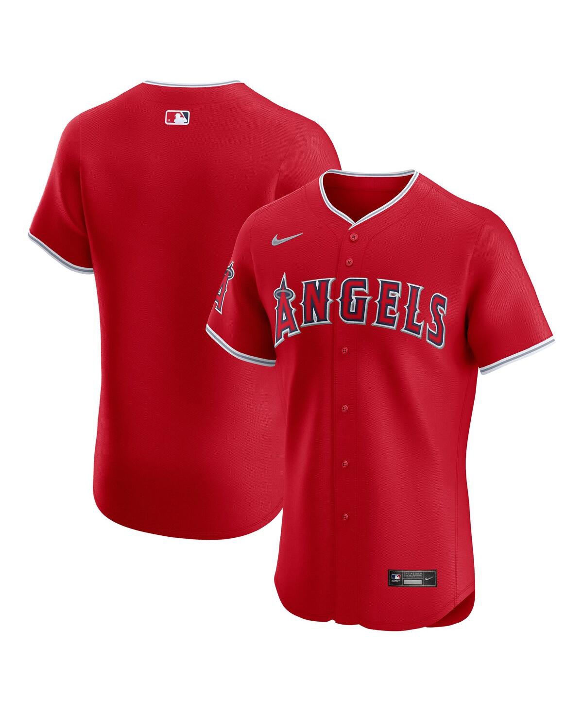 Click here for Nike Mens Red Los Angeles Angels Alternate Elite J... prices