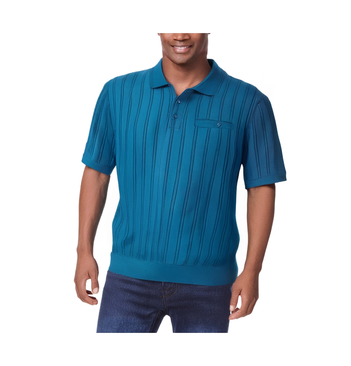 Click here for KingSize Big & Tall No Tuck Polo Shirt - Midnight... prices