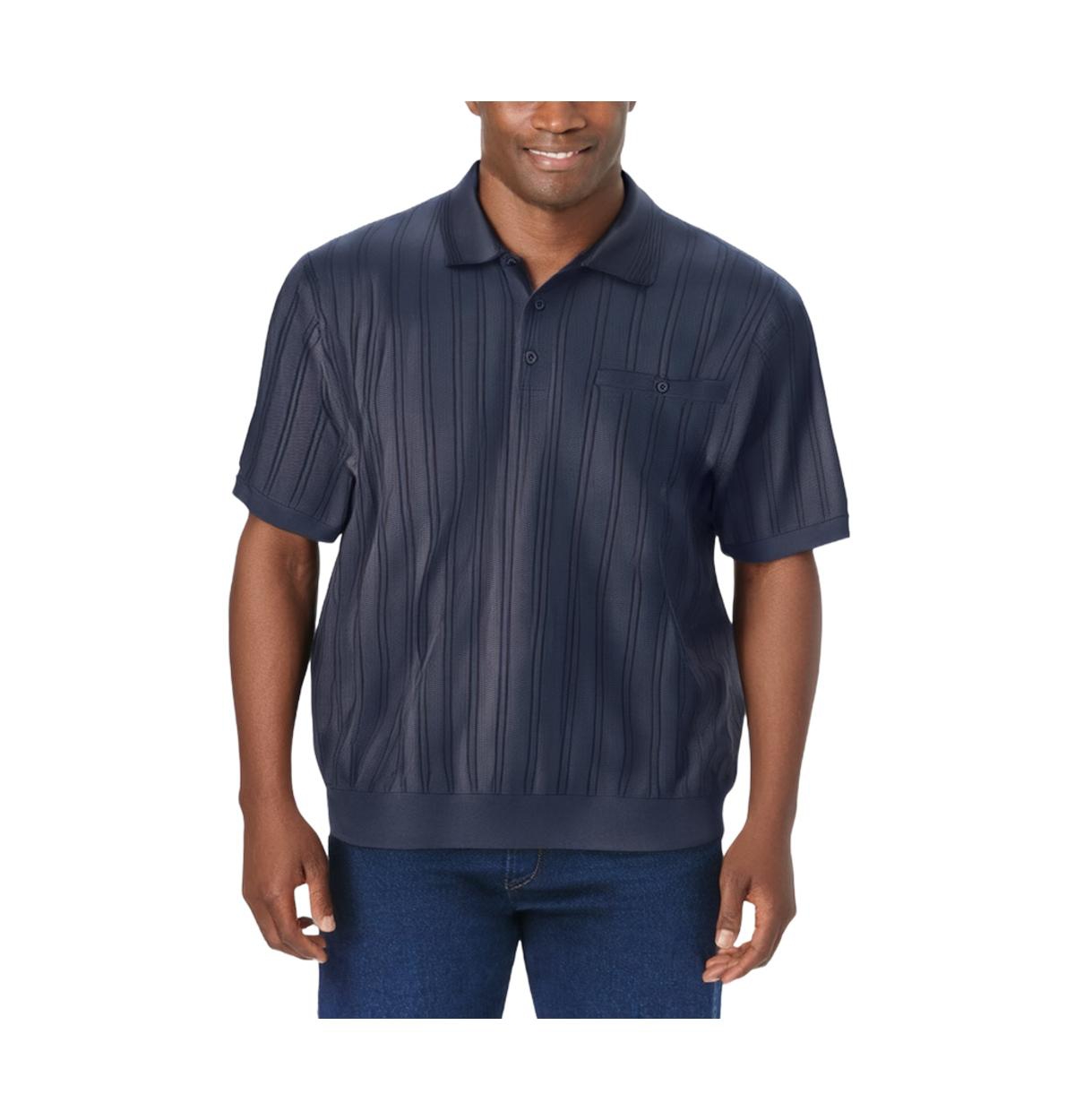 Click here for KingSize Big & Tall No Tuck Polo Shirt - Navy prices