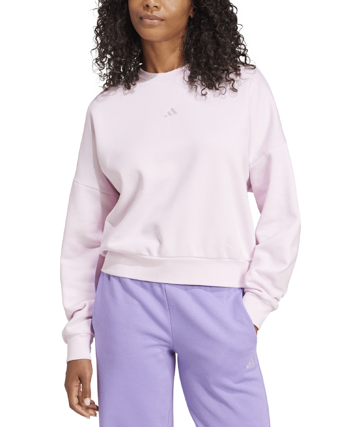 Click here for adidas Womens Essentials Crewneck Small-Logo Sweat... prices