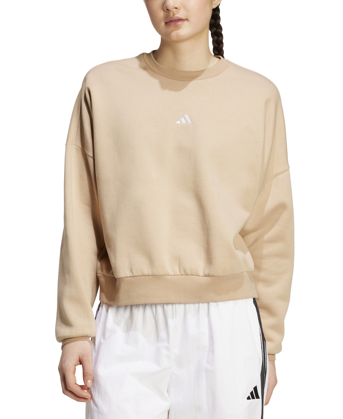 Click here for adidas Womens Essentials Crewneck Small-Logo Sweat... prices