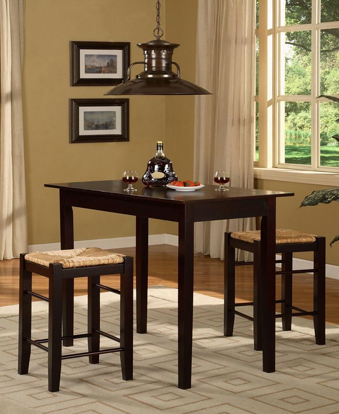 Linon Home Décor Linon Bremont 3-Pc. Counter Set, Direct Ship - Macy's