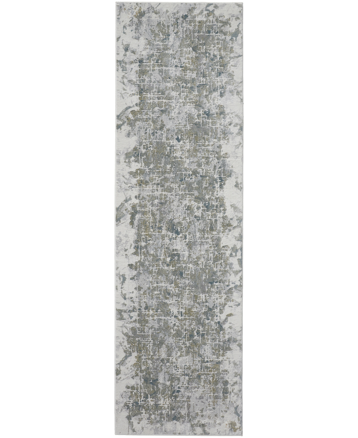 Click here for Feizy Atwell 3146F 28x10 Runner Area Rug - Green... prices