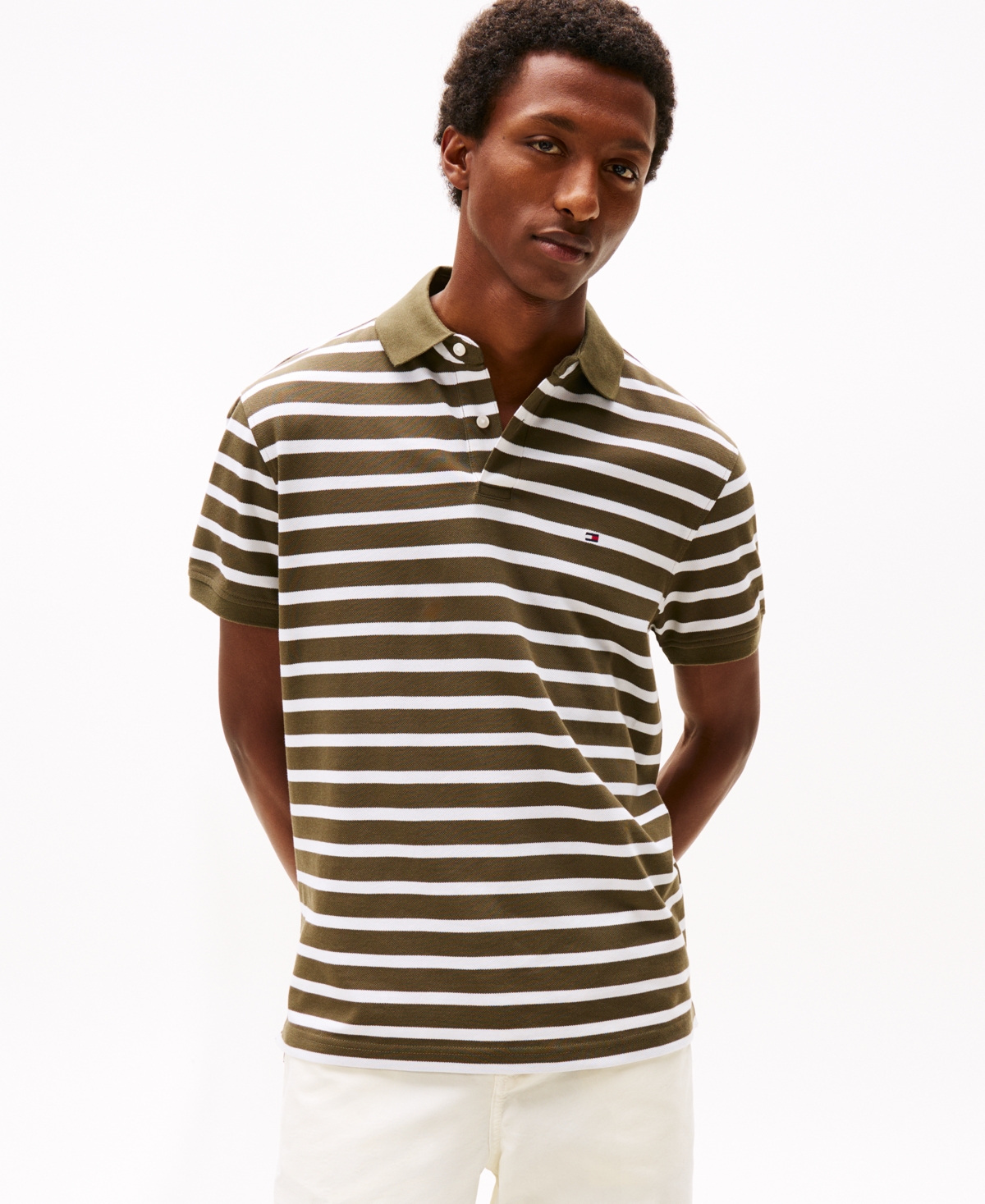 Click here for Tommy Hilfiger Mens Cotton Classic Fit 1985 Polo -... prices