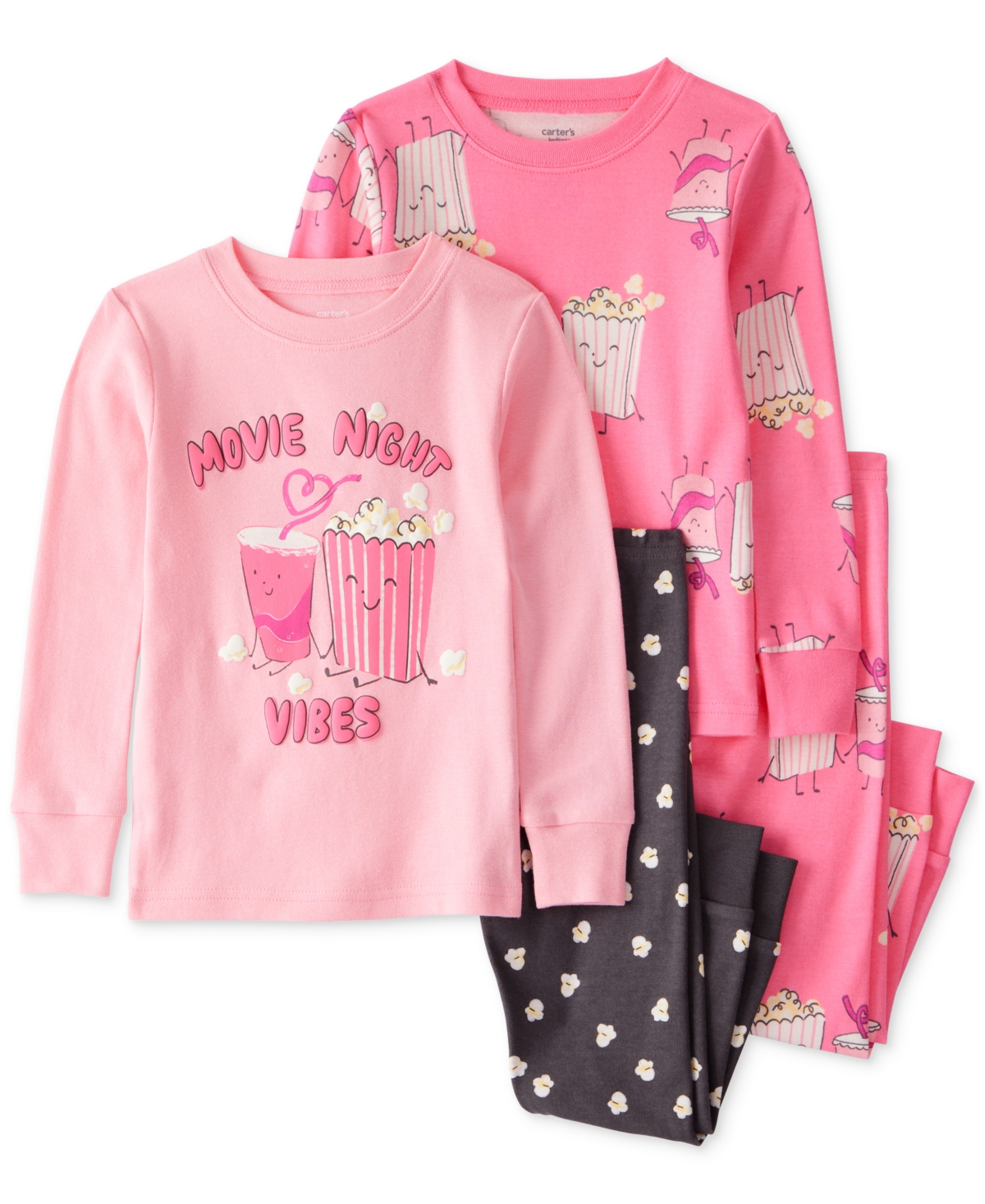 Click here for Carters Toddler Girls Movie Night Snug-Fit Cotton... prices