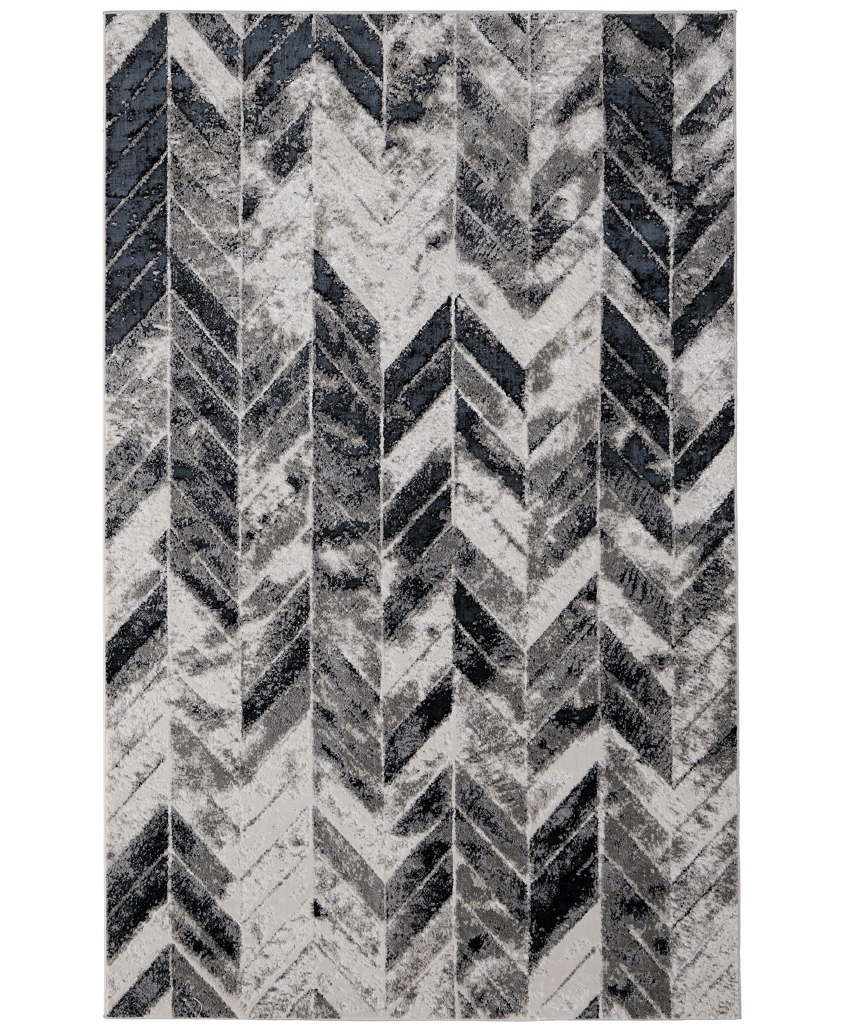 Click here for Feizy Micah 3048F 311x6 Area Rug - Black  Gray prices