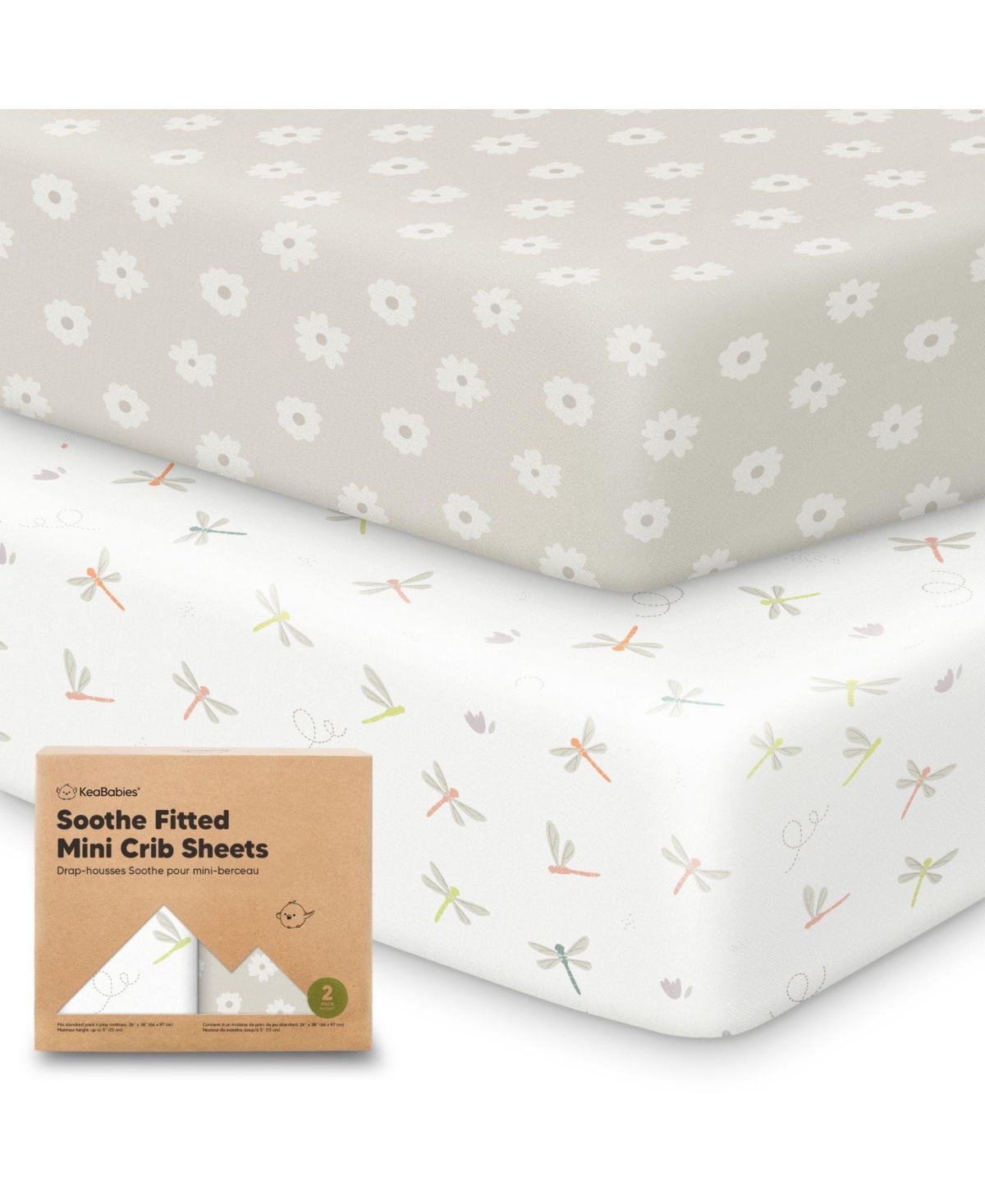 Click here for KeaBabies Mini Crib Sheets for Baby Girls  Boys  2... prices