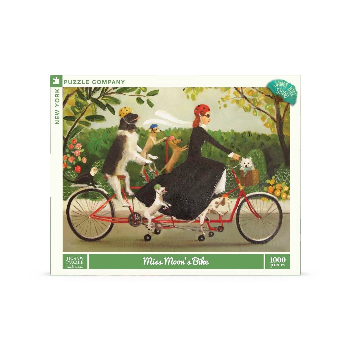 Click here for New York Puzzle Company Miss Moons Bike 1000 Piece... prices