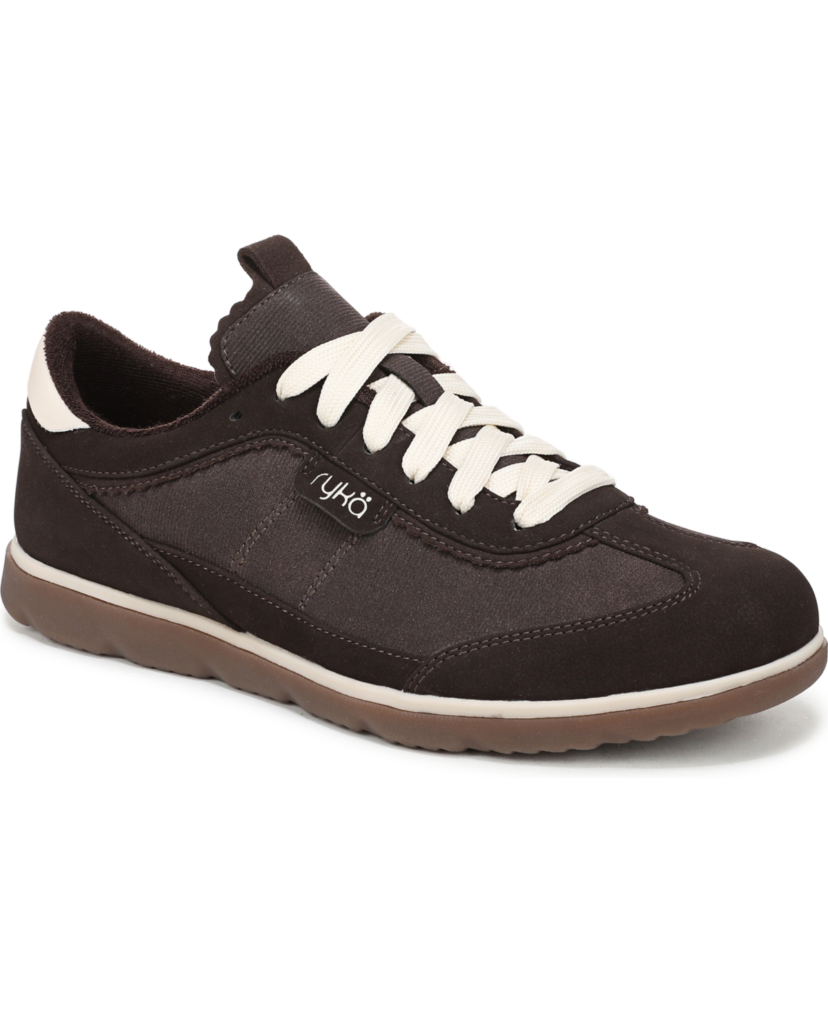 Click here for Ryka Womens Effortless Lace Up Court Sneakers - Ch... prices