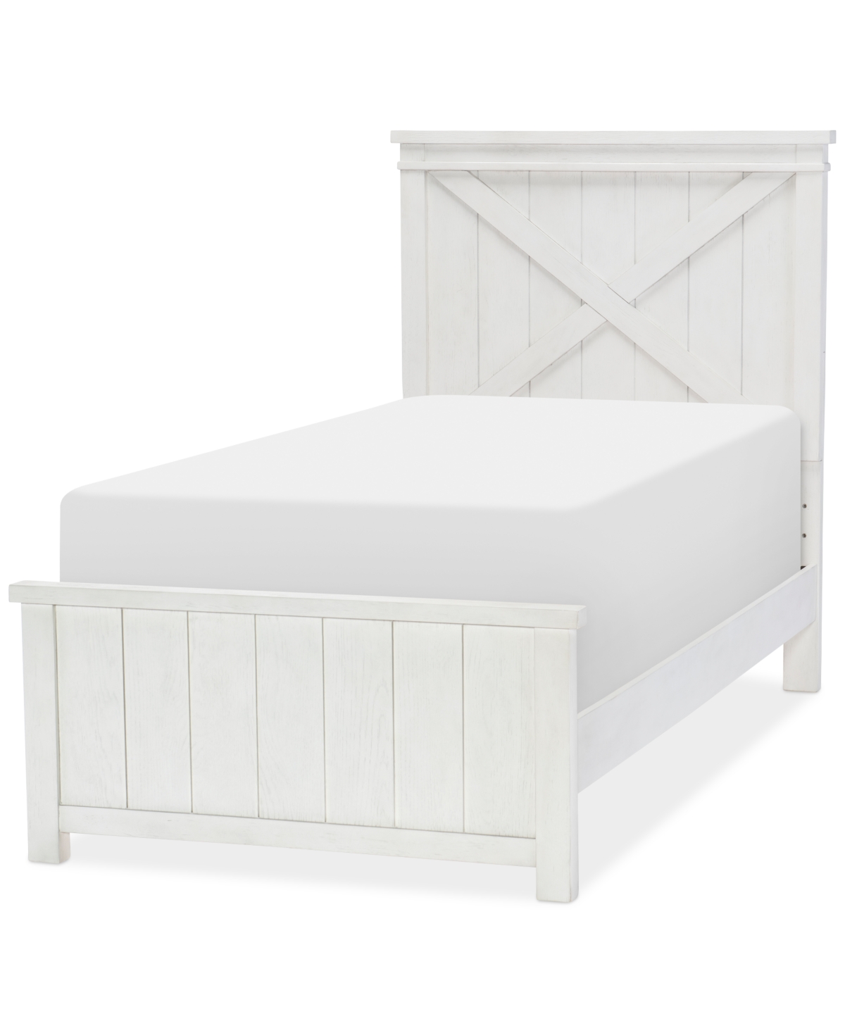 Click here for Kitt Twin Bed - White prices
