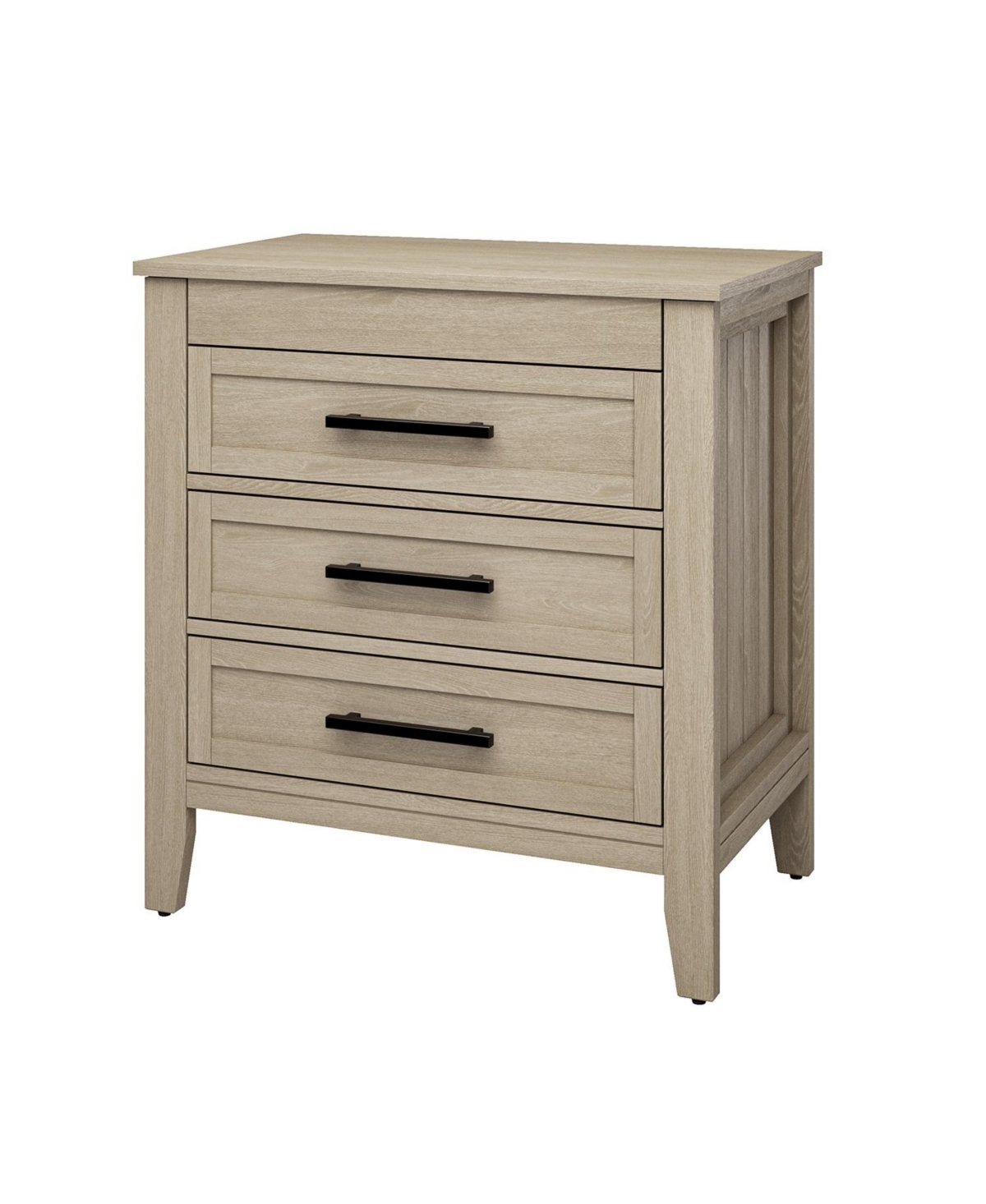 Click here for Hulala HomeTheresa Transitional 3-Drawer Nightstan... prices