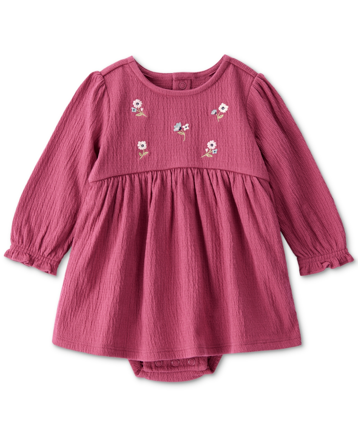 Click here for Carters Baby Girls Embroidered Floral Bodysuit Dre... prices