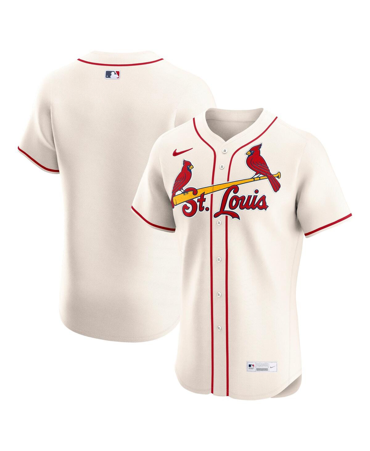 Click here for Nike Mens Cream St. Louis Cardinals Alternate Elit... prices