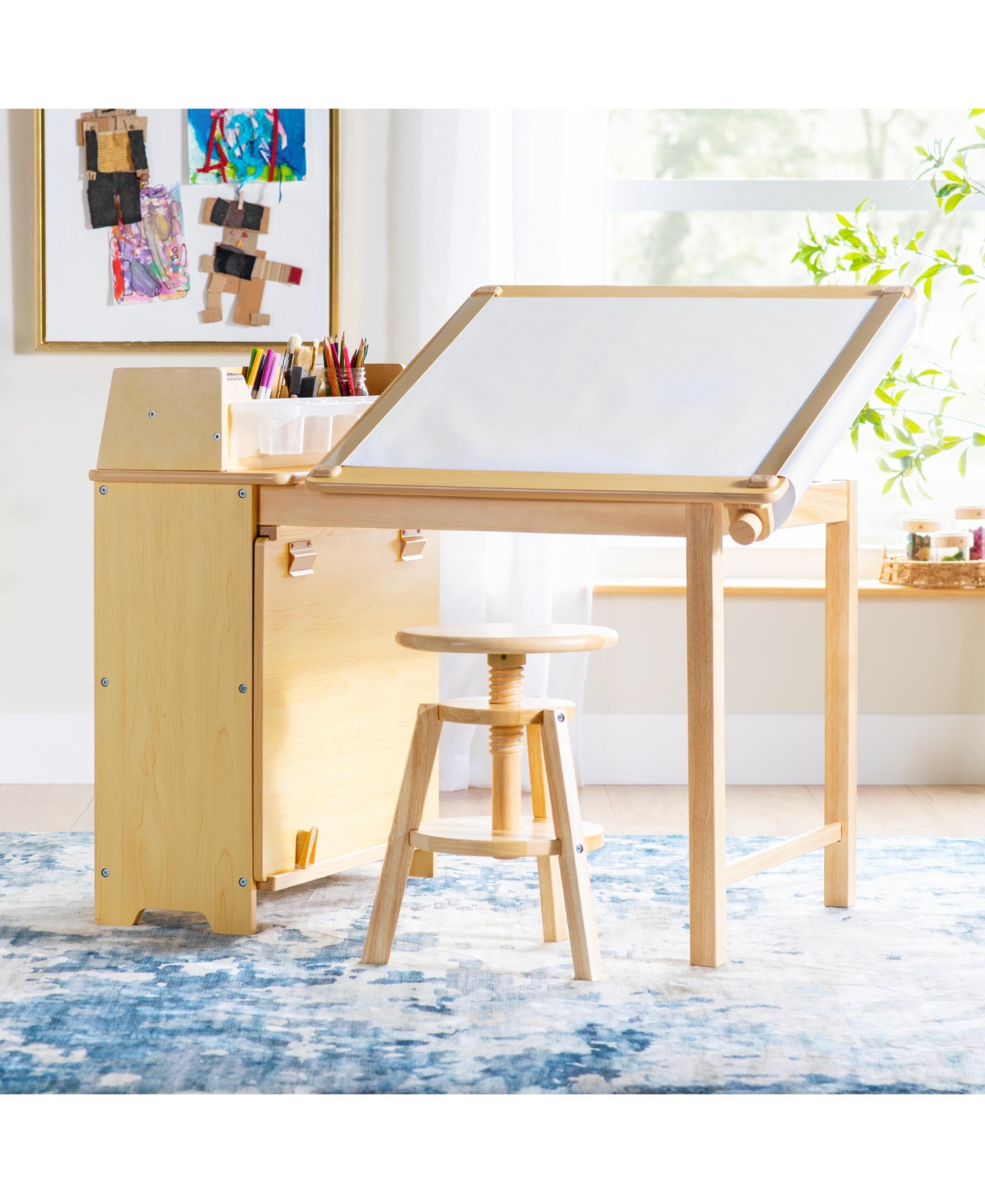 Click here for Guidecraft Design Studio â White: 3-in-1 Kids Ar... prices