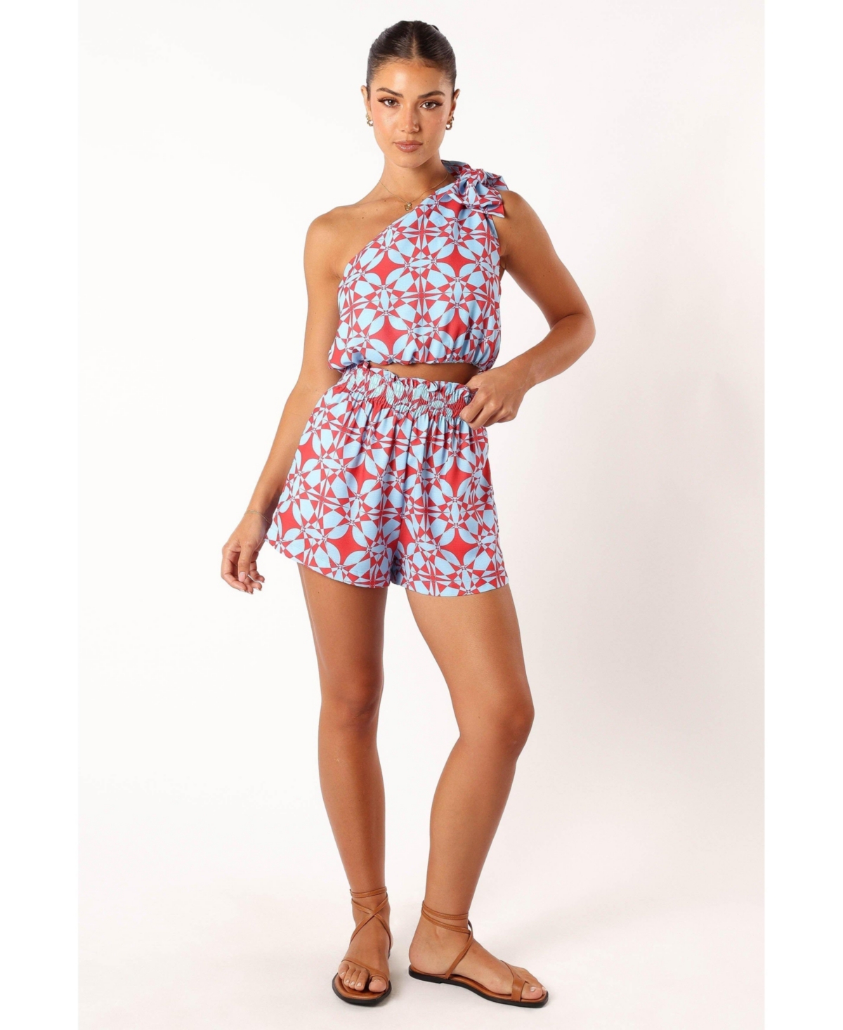 Click here for Petal and Pup Womens Gretel Short Set - Blue prices