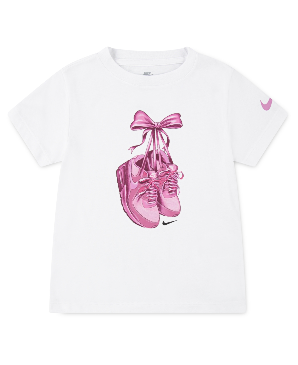 Click here for Nike Little Girls Bowmax T-Shirt - White prices