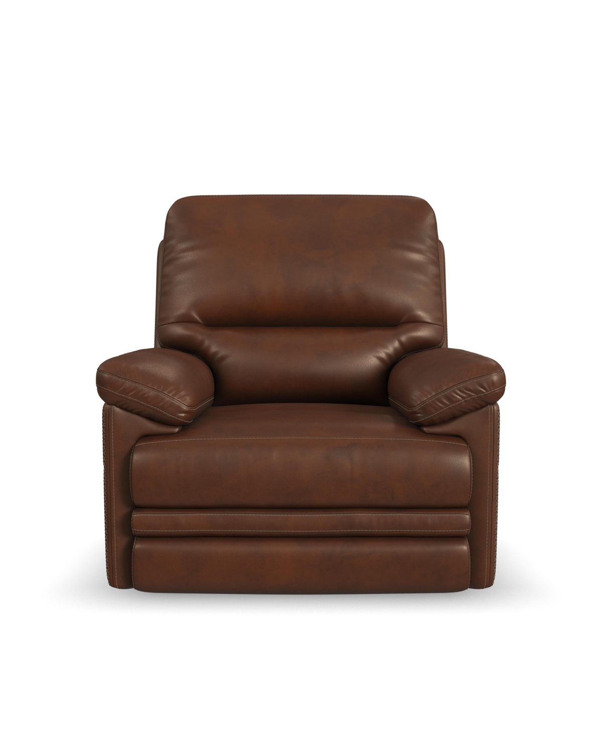 Click here for Flexsteel David 43 Pecan Leather Power Gliding Rec... prices