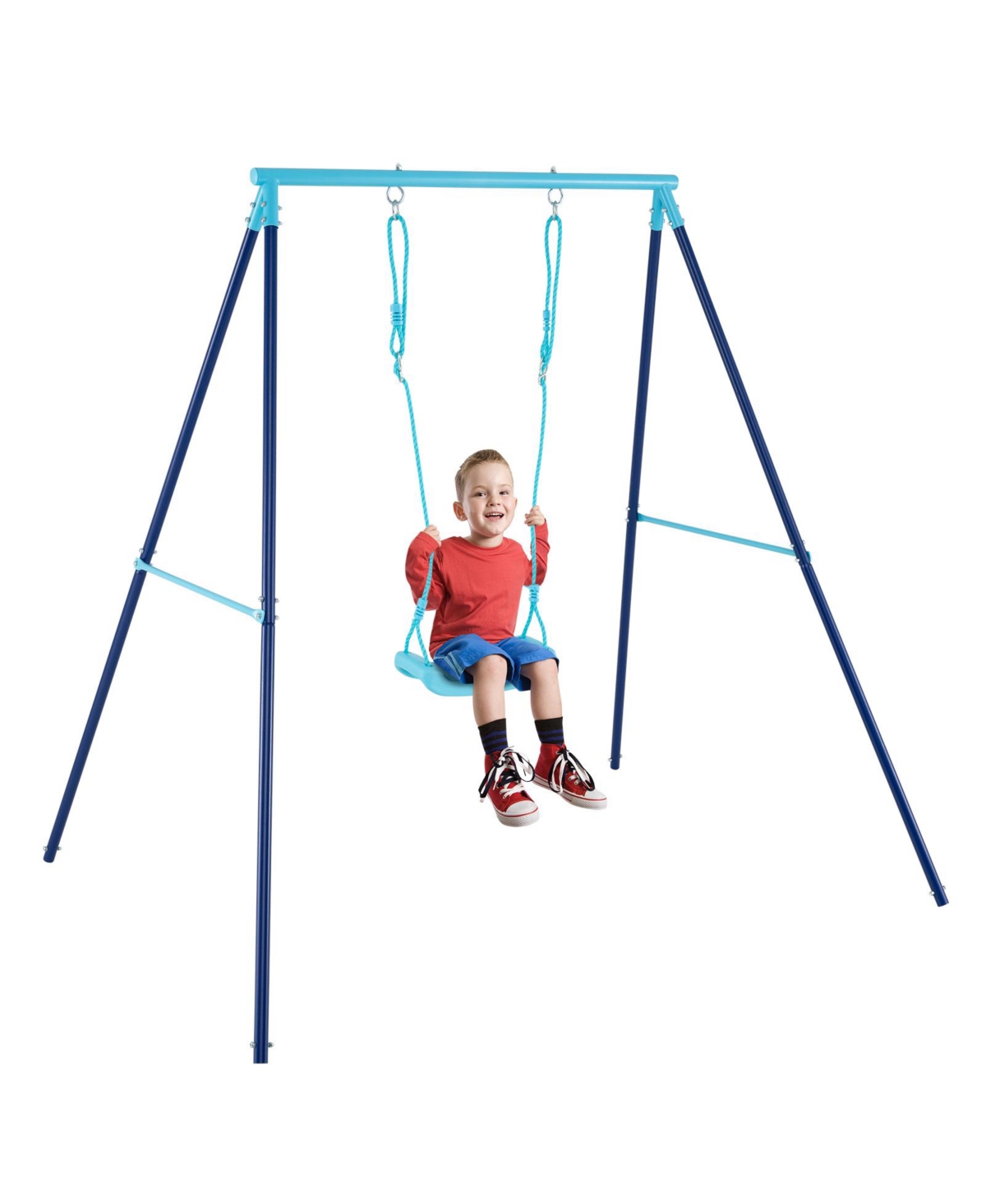 Click here for Gymax Toddler Swing Heavy Duty Metal Swing Set w/... prices