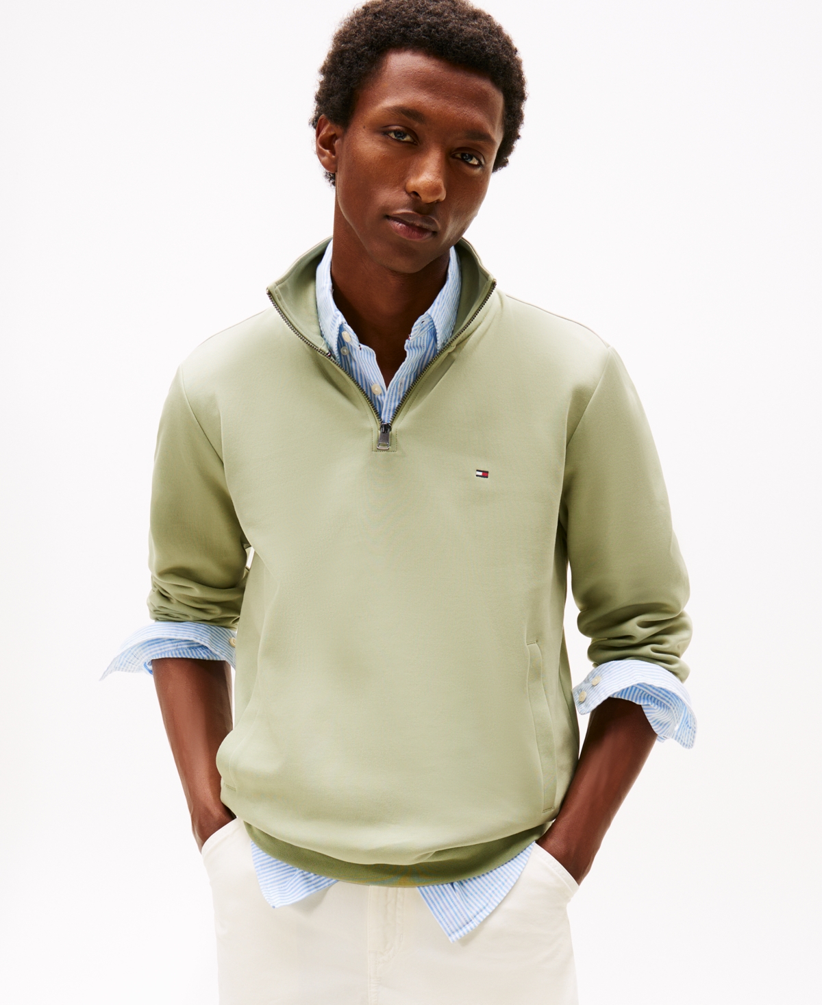 Click here for Tommy Hilfiger Mens Essential Intechno Knit Regula... prices