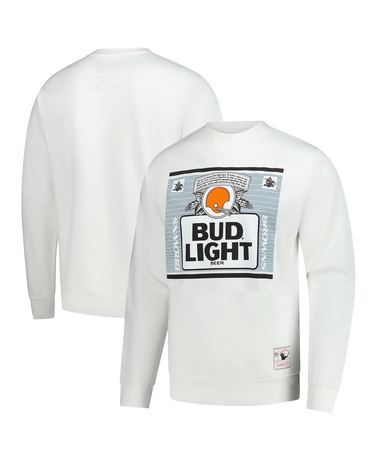 Click here for Mitchell & Ness x Bud Mens Light White Cleveland B... prices