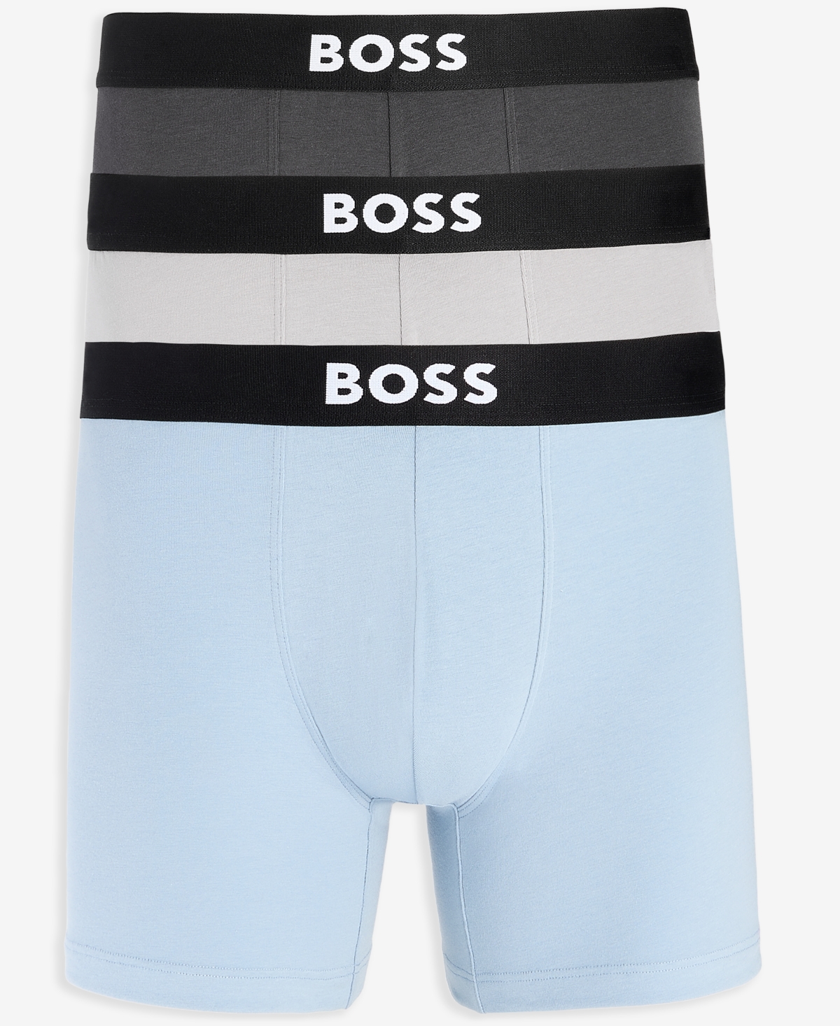 Click here for Boss by Hugo Boss Mens 3-Pack Logo Boxer Briefs -... prices