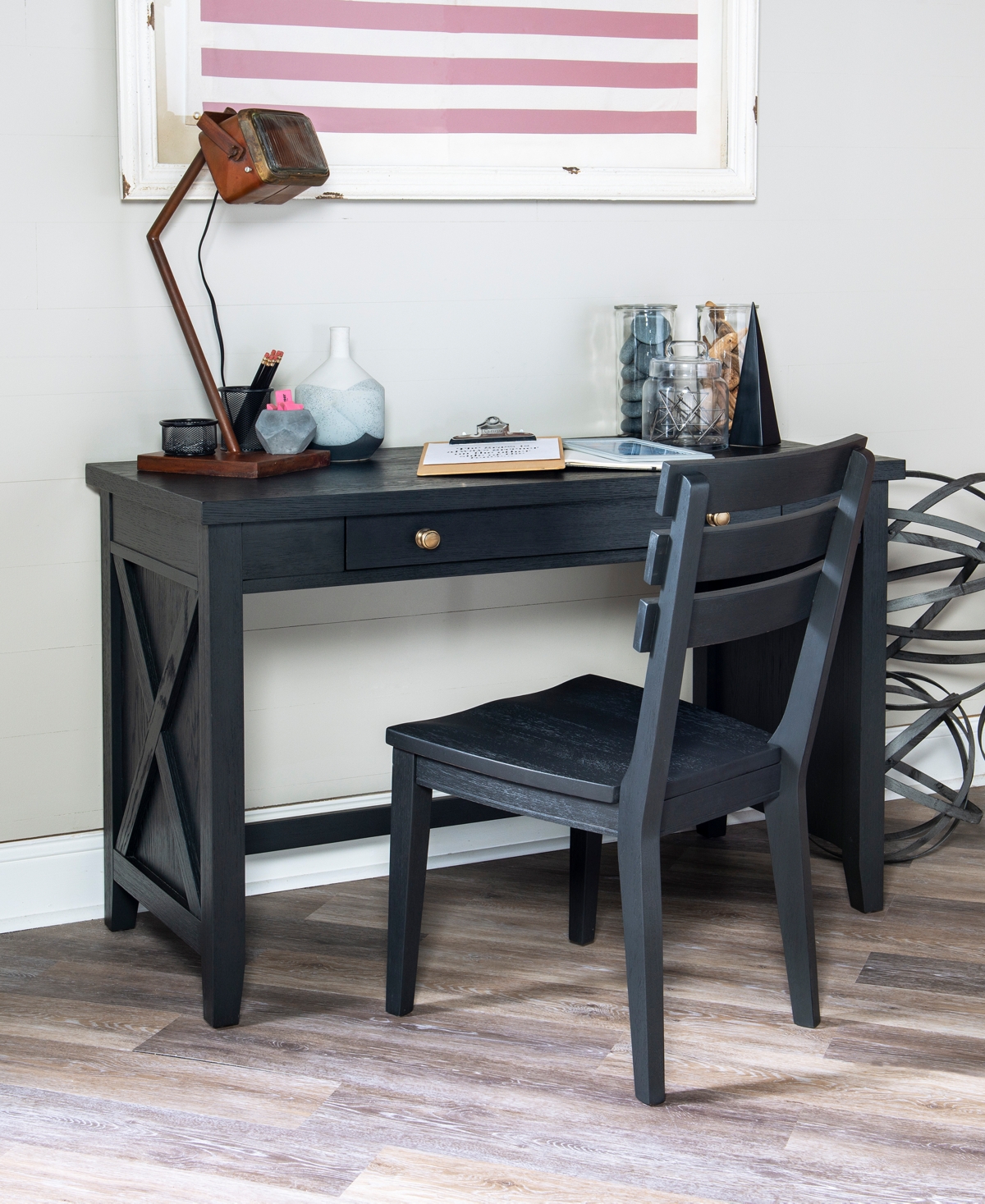 Click here for Kitt Desk Vanity - Black prices