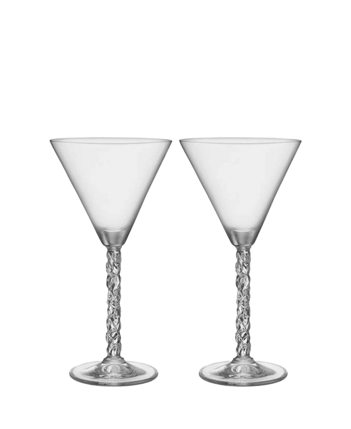 Click here for Orrefors Carat Crystal Martini Glasses  Set of 2 -... prices