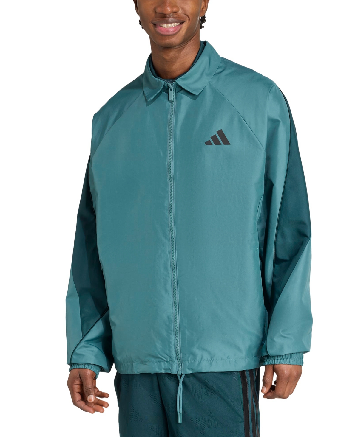 Click here for adidas Mens Stadium Colorblocked Logo Jacket - Pre... prices