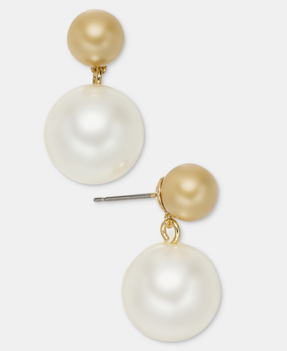 Click here for Bead & Imitation Pearl Drop Earrings - Multi prices