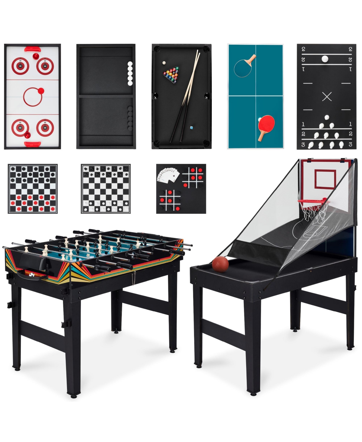 Click here for Best Choice Products 13-in-1 Combo Game Table Set... prices