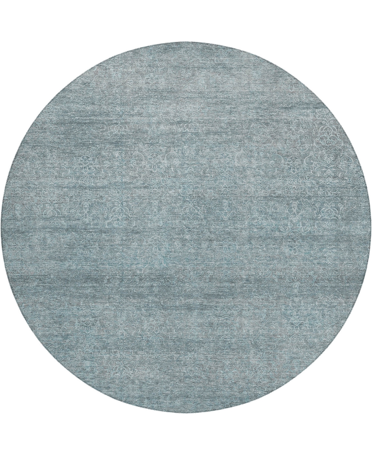 Click here for Dalyn Burano BU1 8x8 Round Area Rug - Aqua  Blue prices