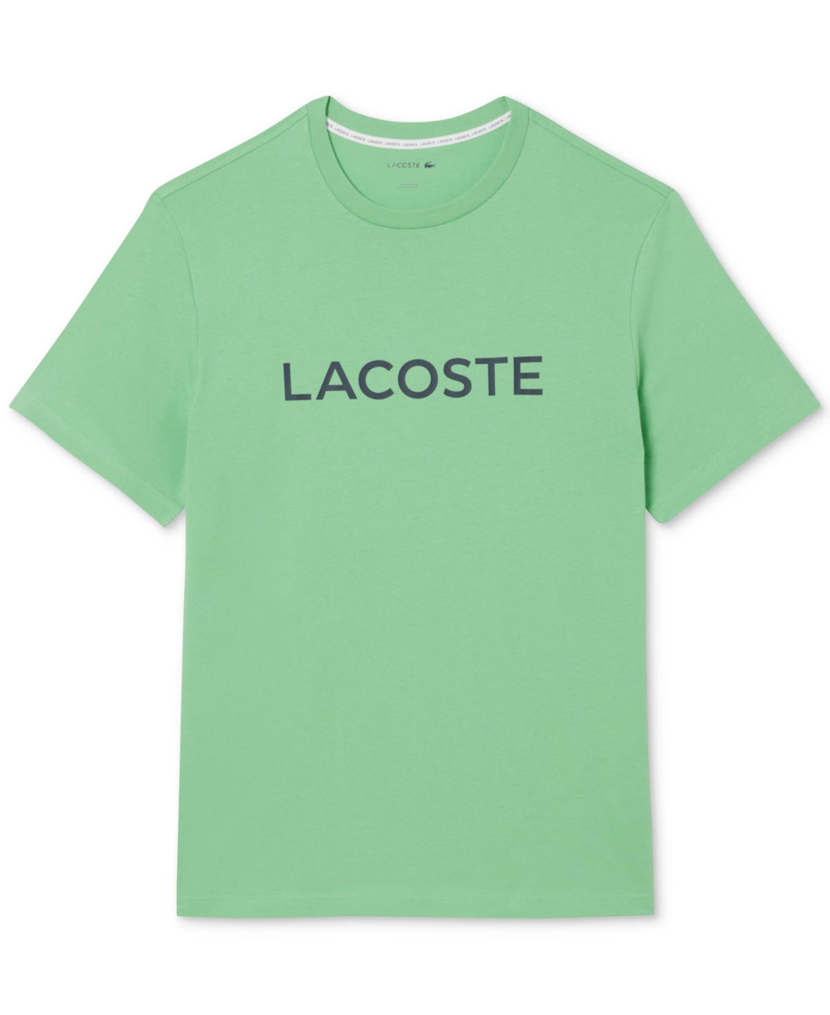 Click here for Lacoste Mens Crewneck Logo Pajama T-Shirt - Liamon... prices