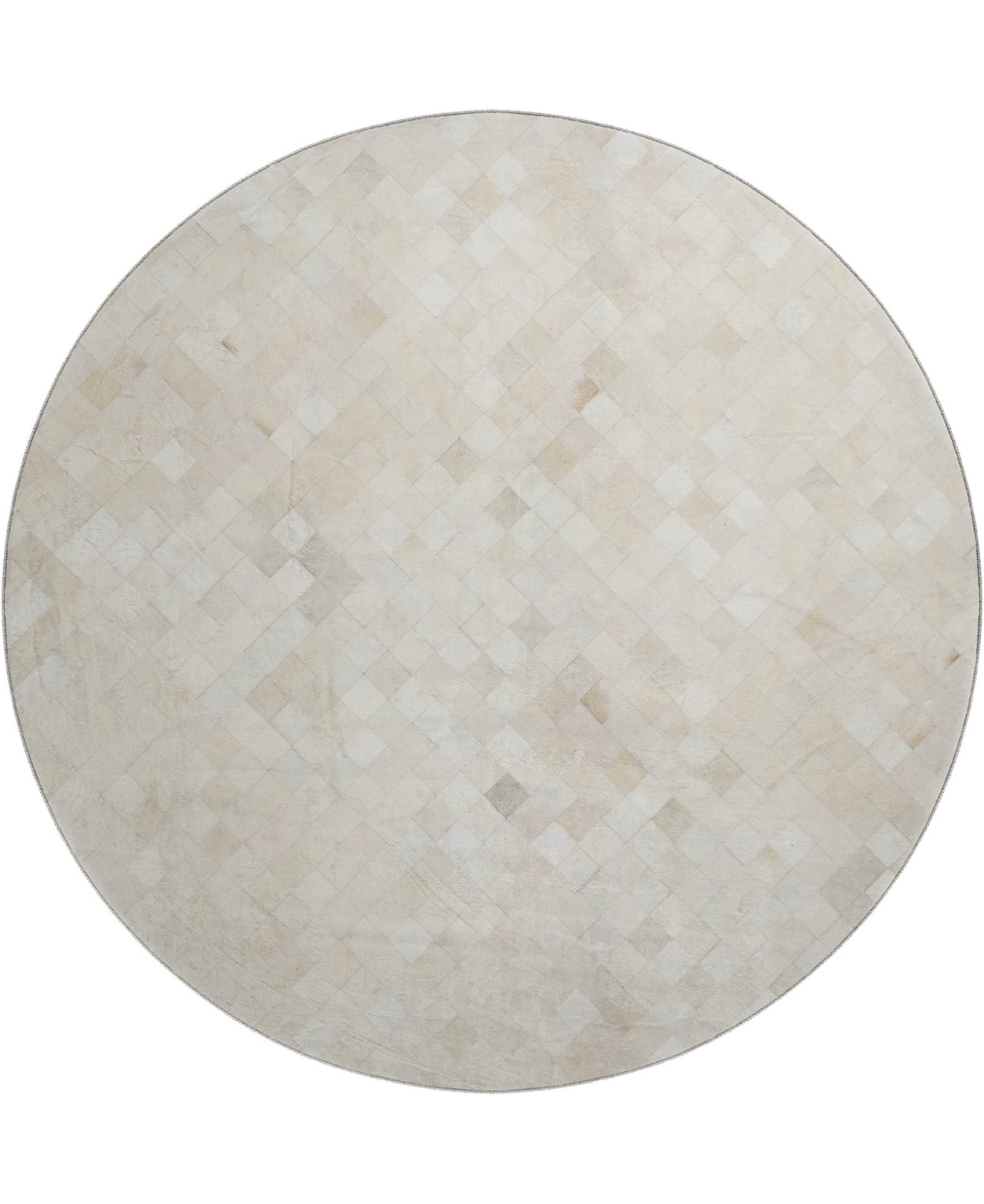 Click here for Dalyn Bozeman BM2 8x8 Round Area Rug - Ivory  Gray prices