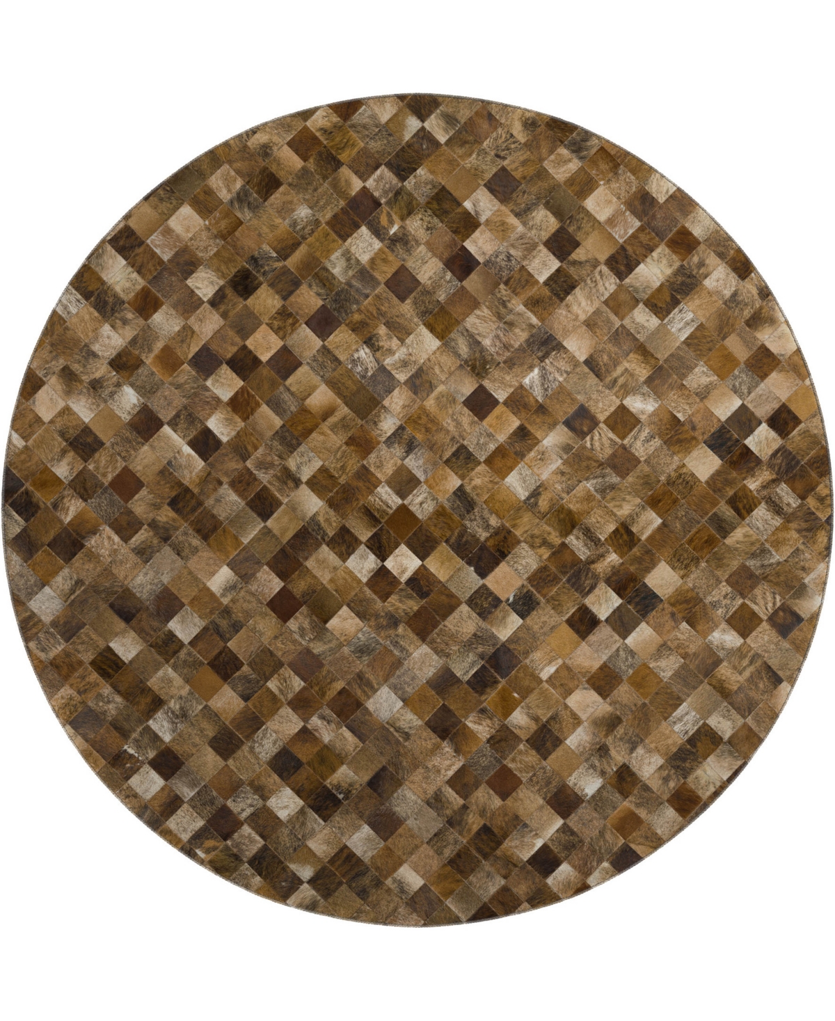 Click here for Dalyn Bozeman BM2 8x8 Round Area Rug - Brown prices