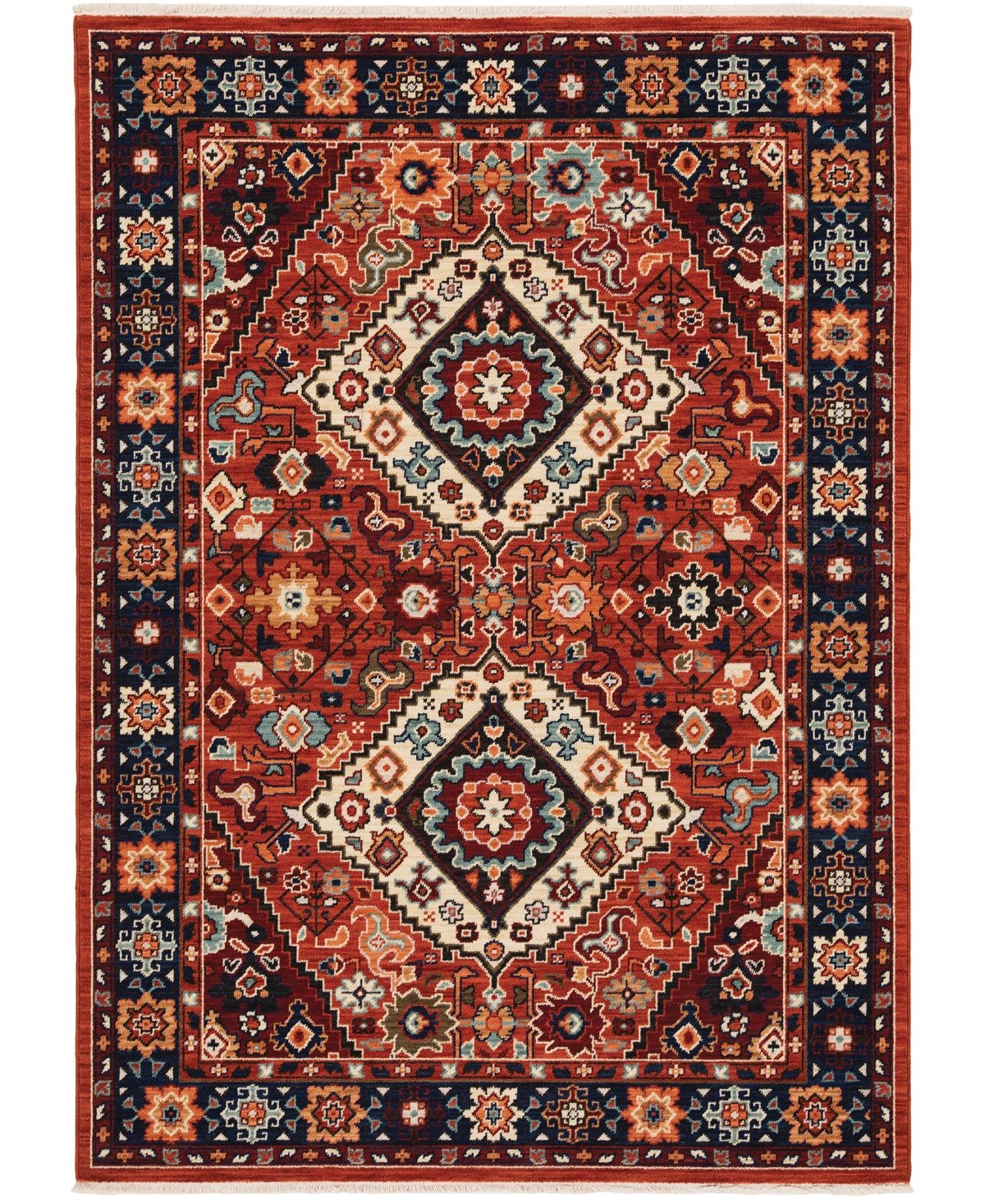 Click here for Oriental Weavers Lilihan 2061V 2x3 Area Rug - Red prices