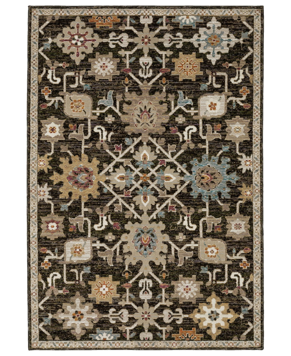 Click here for Oriental Weavers Andorra 2396B 110x32 Area Rug - B... prices