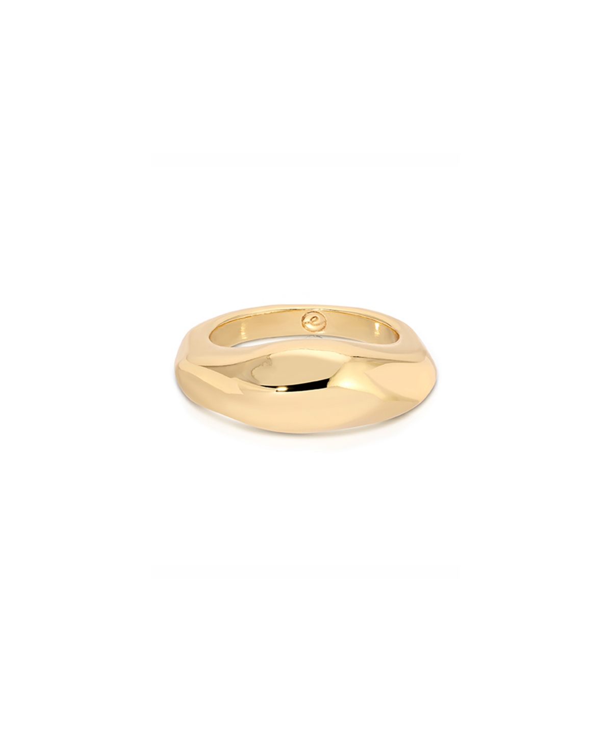 Click here for Ettika Modern Flow Statement Ring - Gold prices