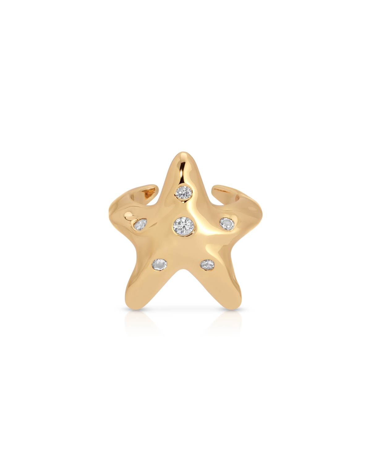 Click here for Ettika Starfish Luxe Cuff Earrings - Gold prices