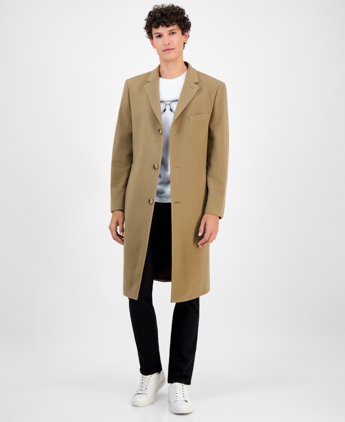 Click here for Michael Kors Mens Classic-Fit Solid Pure Cashmere... prices