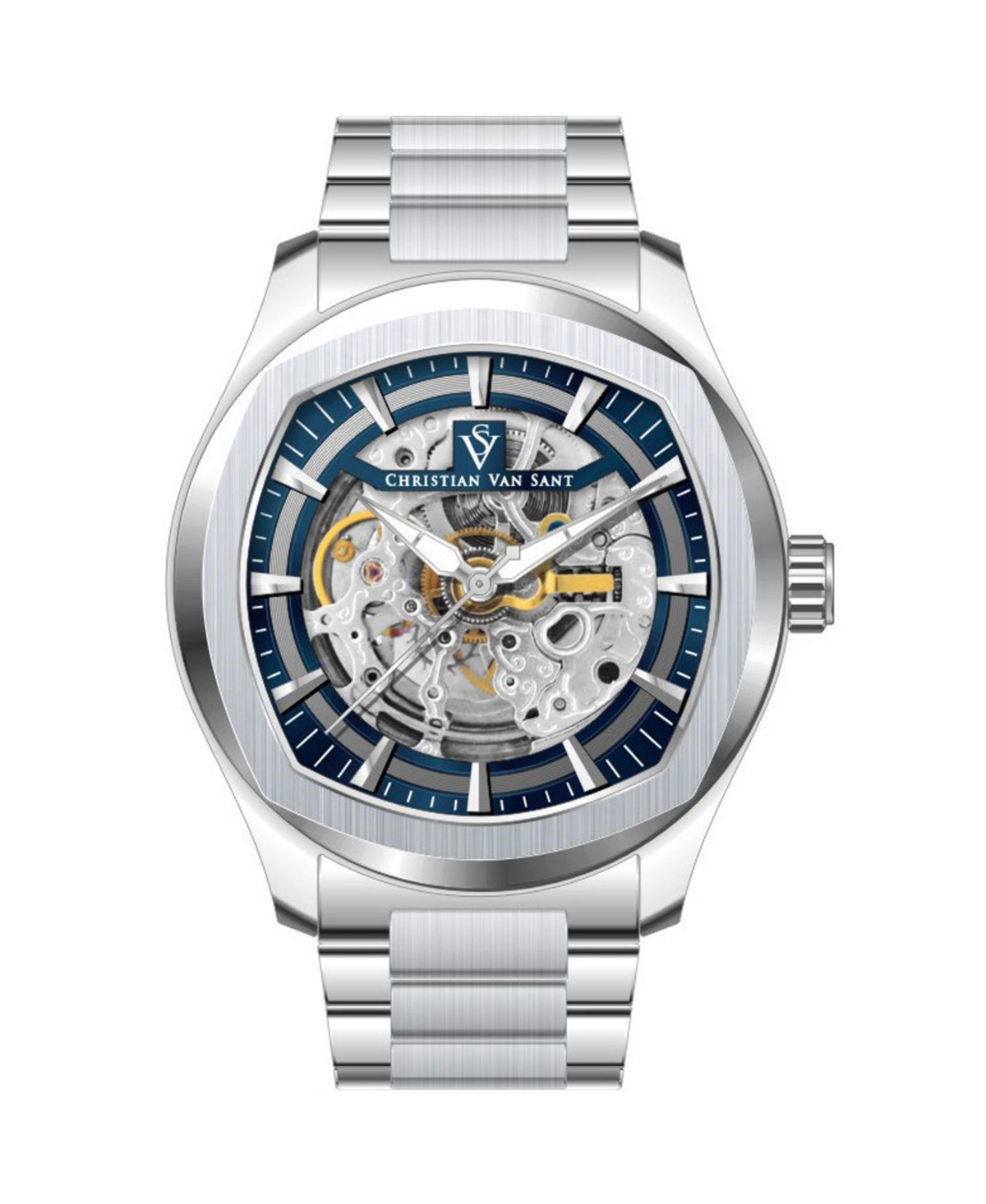 Click here for Christian Van Sant Mens Romeo Blue Dial Watch - CV... prices