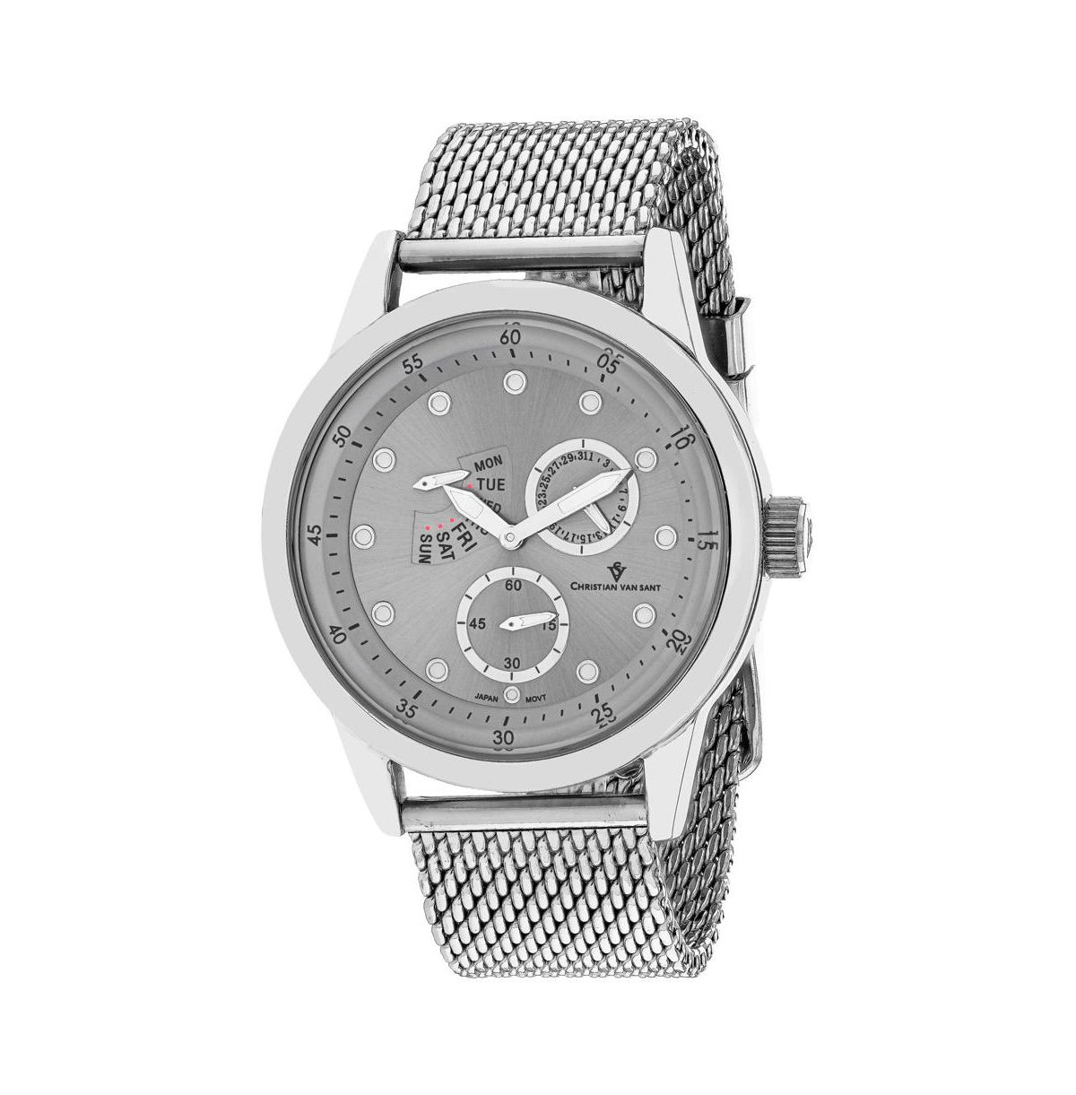 Click here for Christian Van Sant Mens Rio Silver Dial Watch - CV... prices