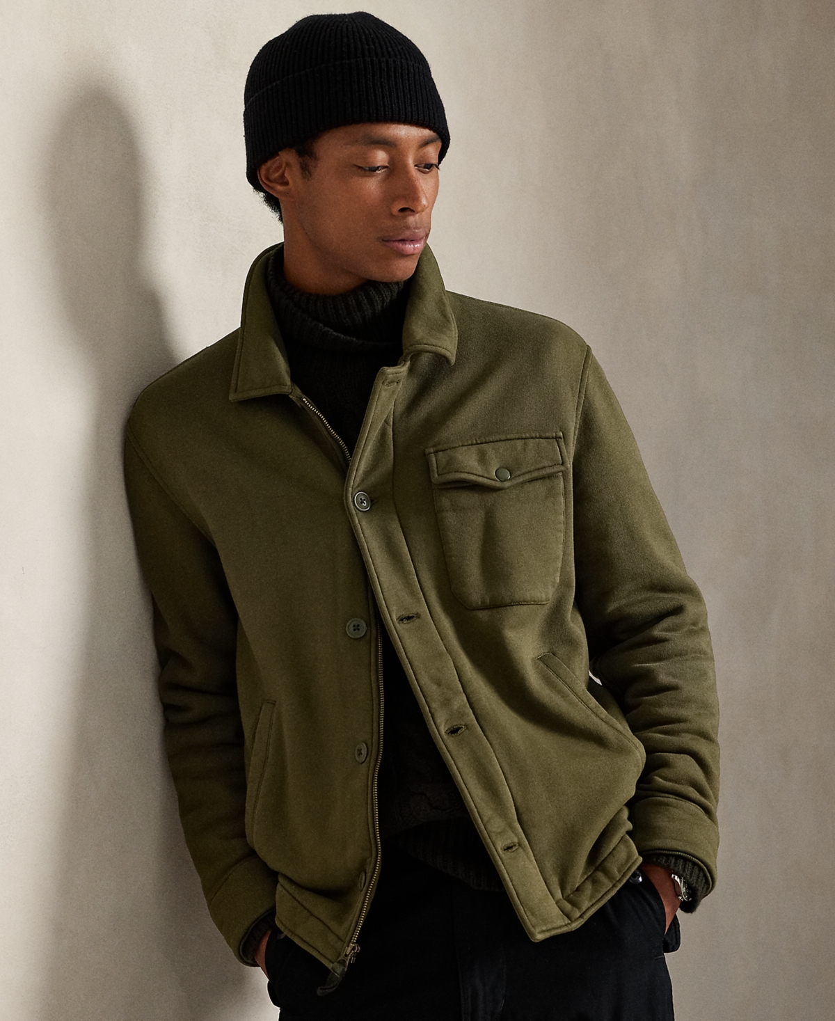 Click here for Polo Ralph Lauren Mens Fleece Deck Jacket - Compan... prices