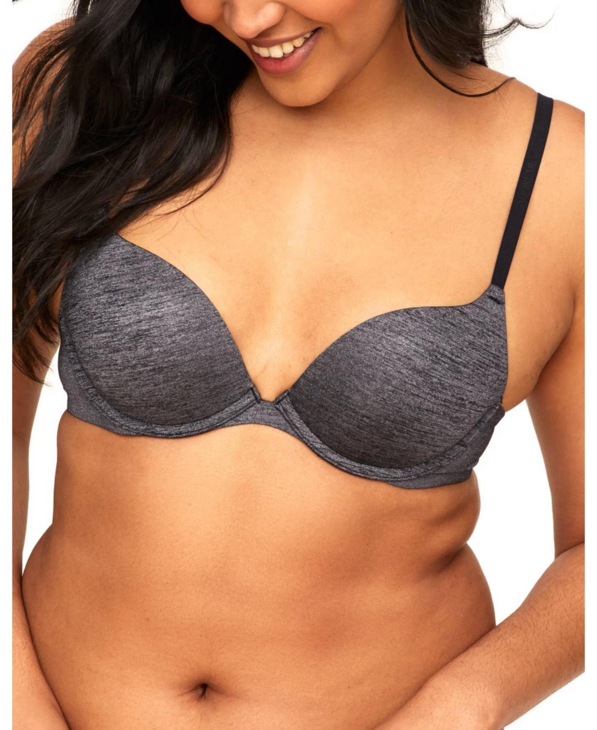 Click here for Adore Me Womens Analize Push Up Plunge Bra - Black prices
