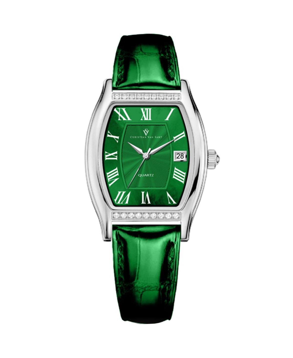 Click here for Christian Van Sant Womens Gemma Green Dial Watch -... prices