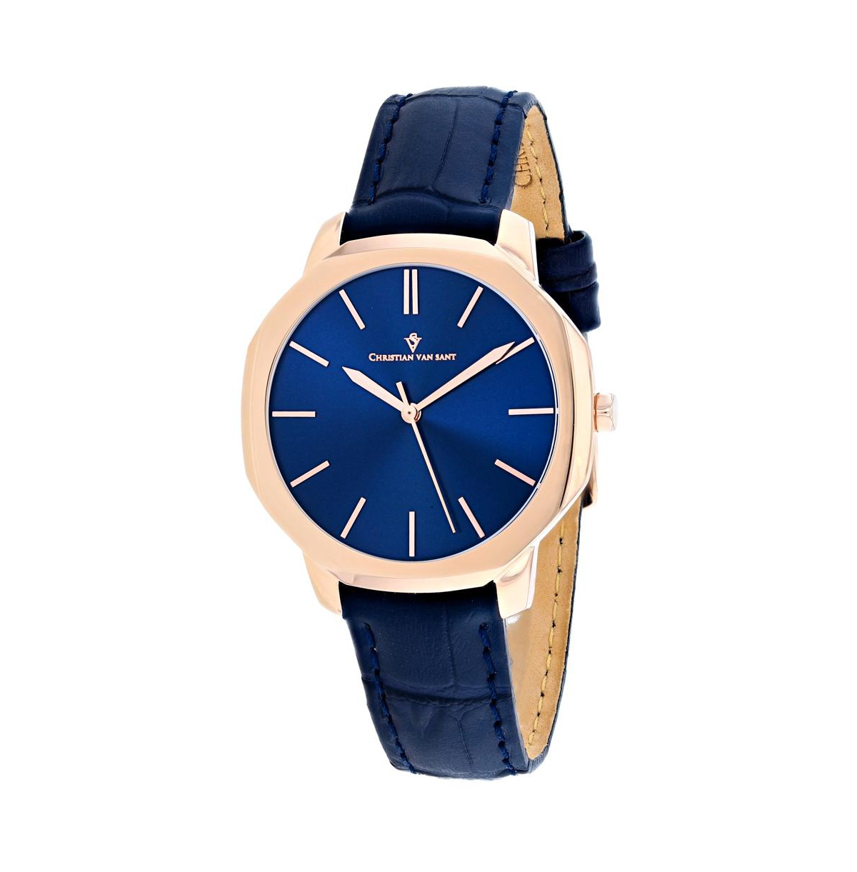 Click here for Christian Van Sant Womens Octave Slim Blue Dial Wa... prices