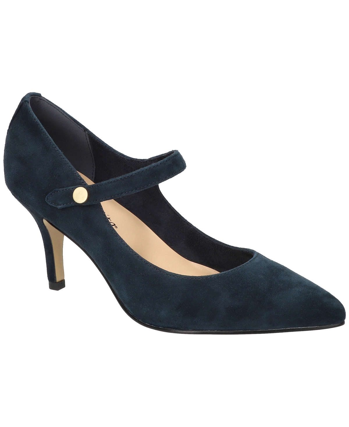Click here for Bella Vita Womens Lainey Slip On Pumps - Navy Kid... prices