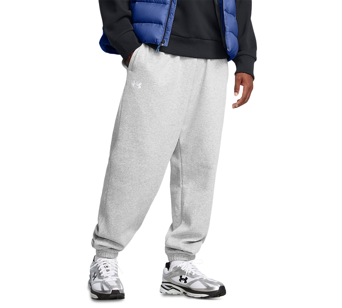 Click here for Under Armour Mens Rival Fleece Pants - Lt Gry Hthr... prices
