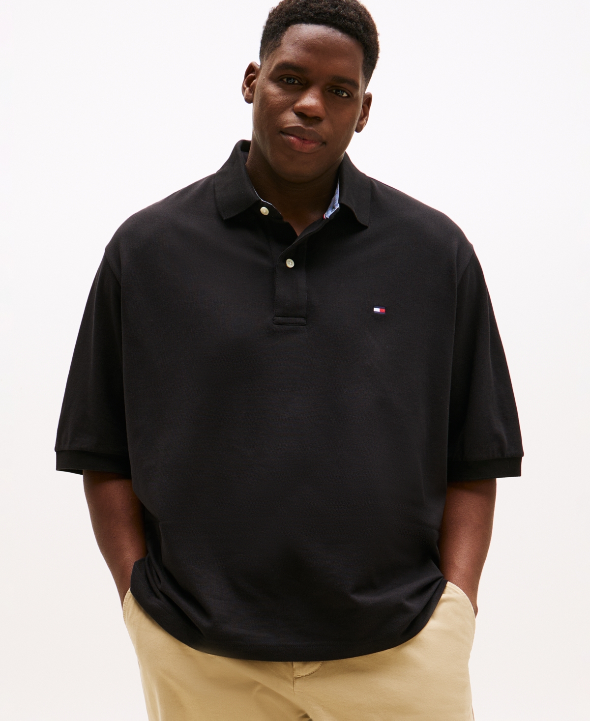 Click here for Tommy Hilfiger Mens Big & Tall Classic-Fit Ivy Pol... prices