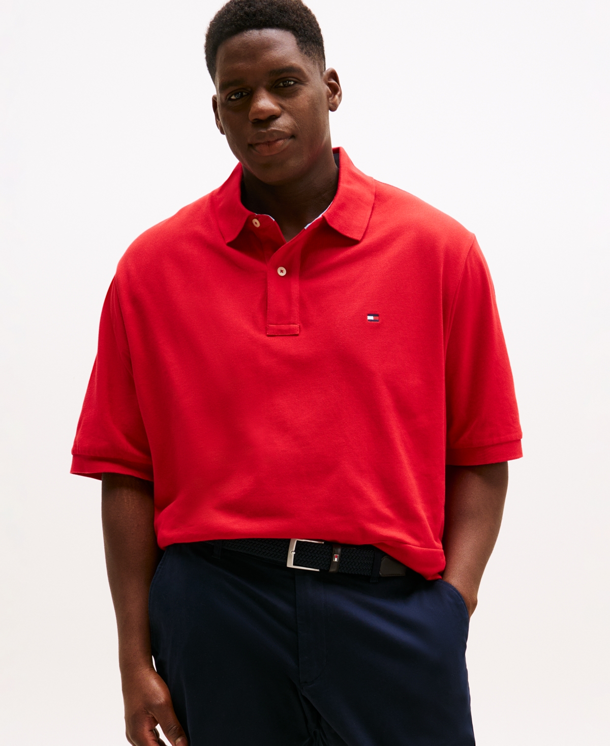 Click here for Tommy Hilfiger Mens Big & Tall Classic-Fit Ivy Pol... prices